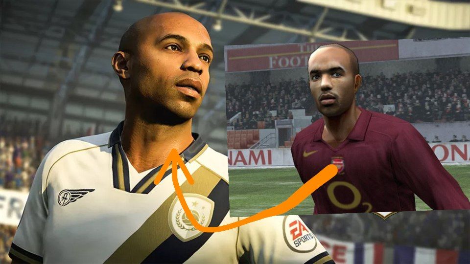 تمام ریتینگ‌های تیری آنری در بازی‌های فیفا از FIFA 01 تا EA FC 25 | طرفداری